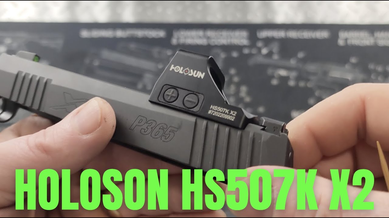 HOLOSUN HS507K X2 CLOSE UP & POV - YouTube