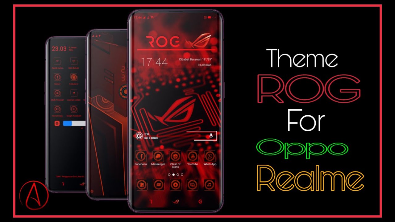 Tema RoG for Oppo a3s,a5s,a7,f5/Realme - YouTube