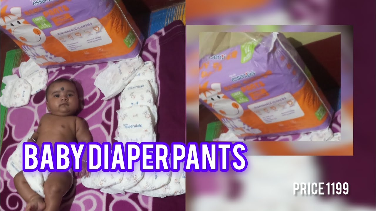 Apollo Essentials Extra Absorb Baby Diaper Pants Best baby diaper pants ...