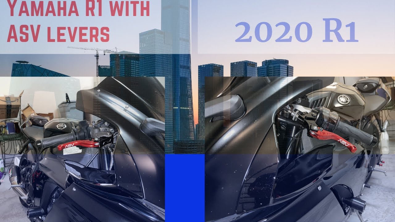 2020 Yamaha R1 Gets New ASV Levers and Test Ride - YouTube