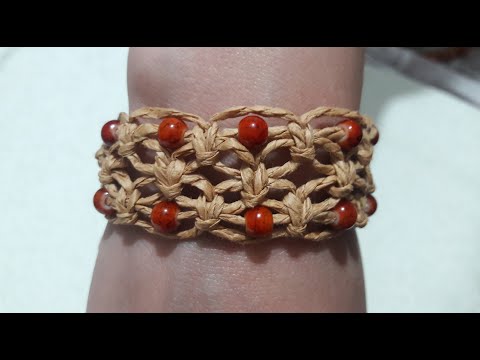 DİY Bracelet Macrame 7 / Macrame Bİleklik Yapımı