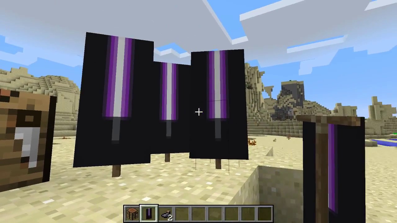 How to make a lightsaber banner in minecraft - YouTube