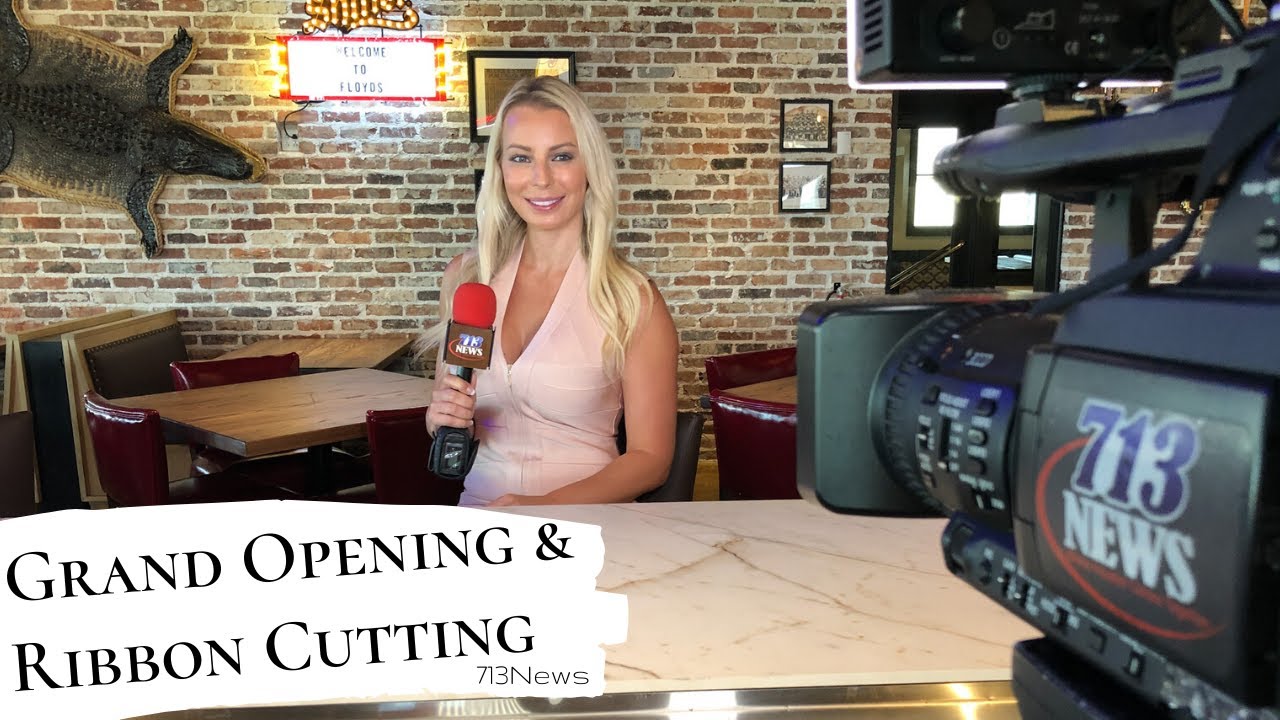 Hosting for 713News at the Grand Opening & Ribbon Cutting Ceremony ...