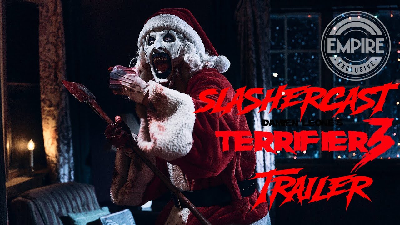Terrifier 3 trailer reakció - SlasherCast bónusz (Bohócrém Karácsonya ...