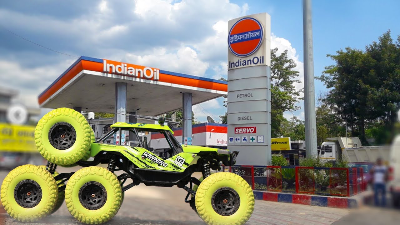 RC Rock Crawler Build a Big Petrol Pump JCB,Excavator,Truck & Tractor ...