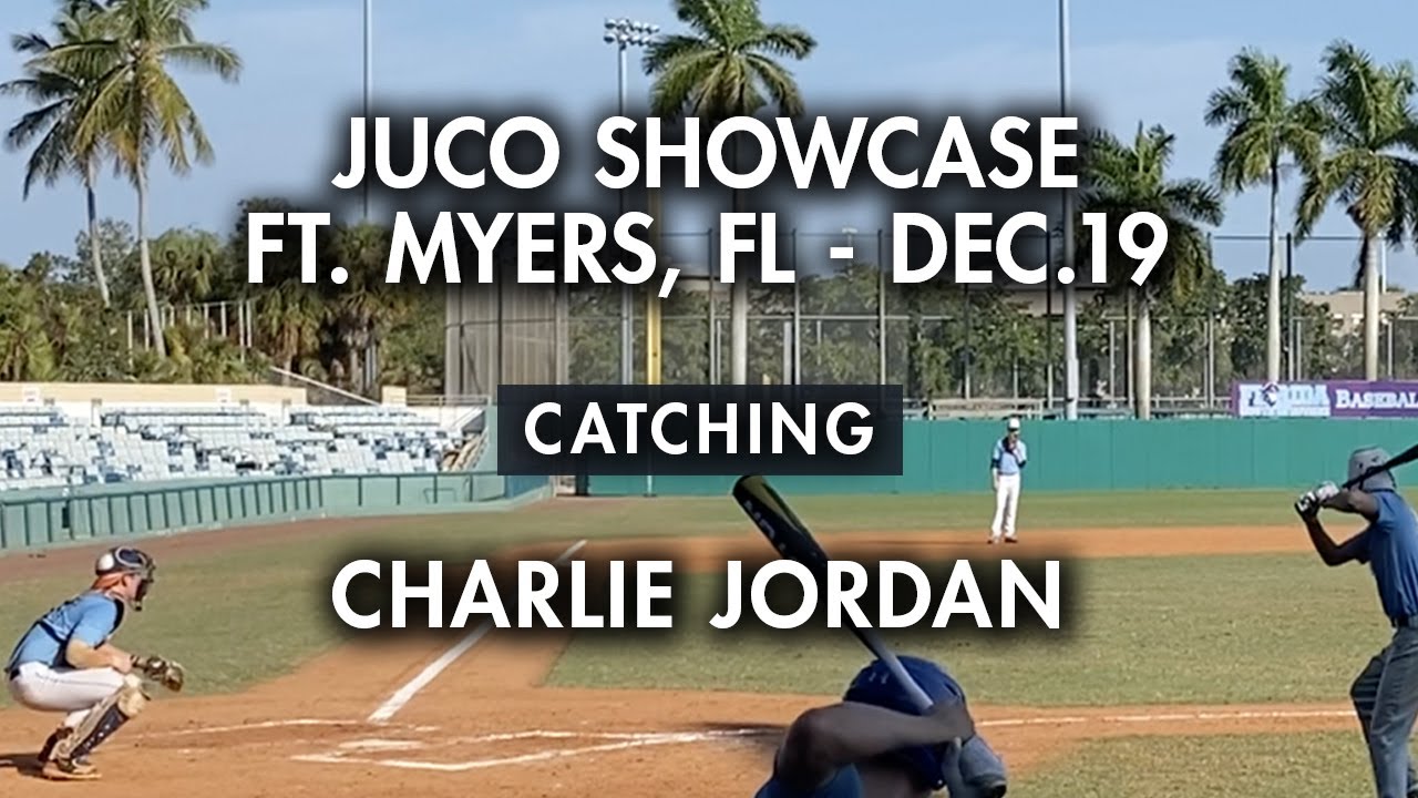 Charlie Jordan 2021 - JUCO Showcase, Ft. Myers, Dec. 19 - Catching ...