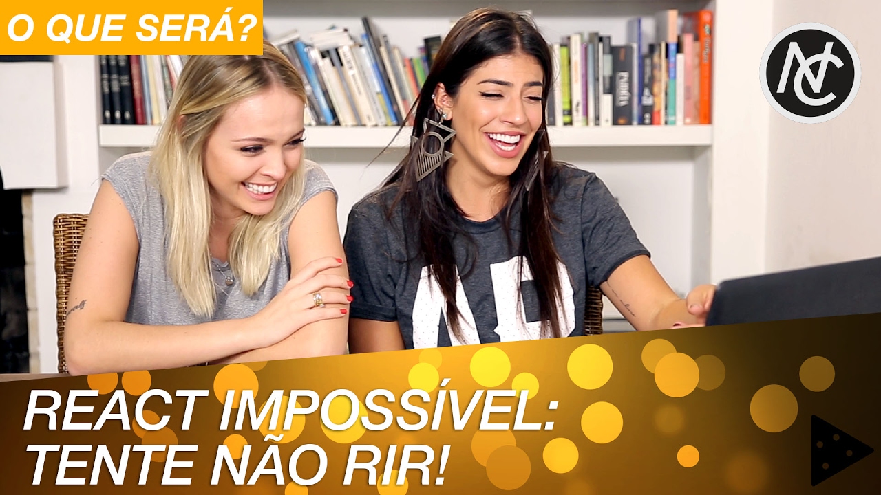 REACT: RACHEL E TATÁ TENTAM NÃO RIR - YouTube