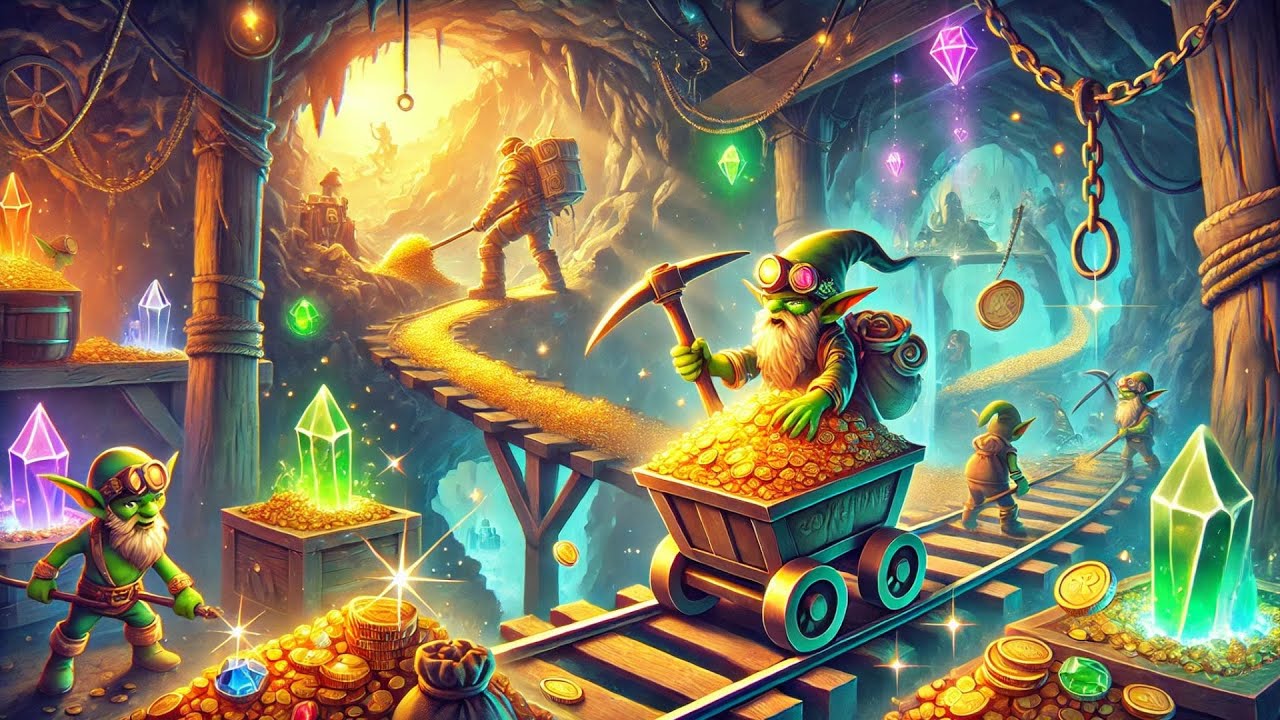 Как Заработать на Goblin Mine | Пошаговая Инструкция Без Вложений - YouTube