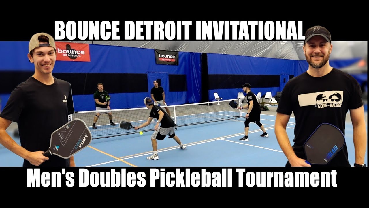 Bounce Detroit Invitational Men's Doubles Pickleball Tournament at ...