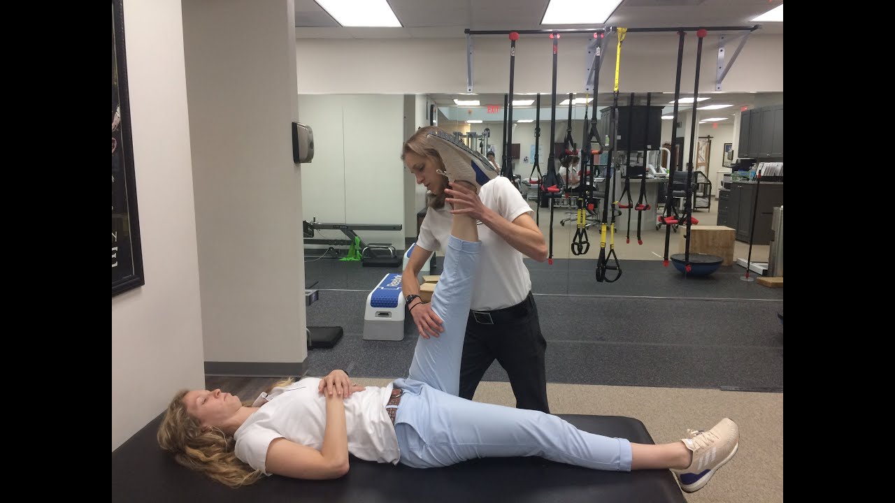 Straight Leg Raise (SLR) Basic Test - YouTube
