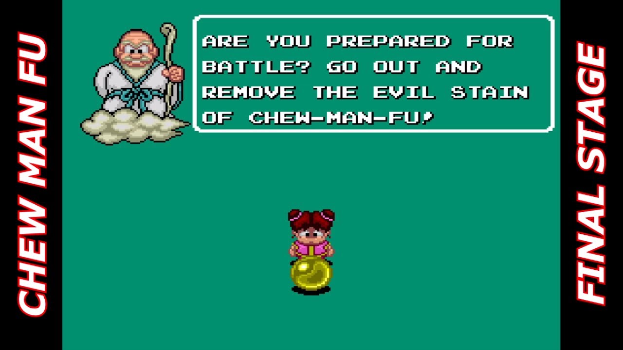 Chew Man Fu (Turbografx-16) - Final Stage + Ending - YouTube