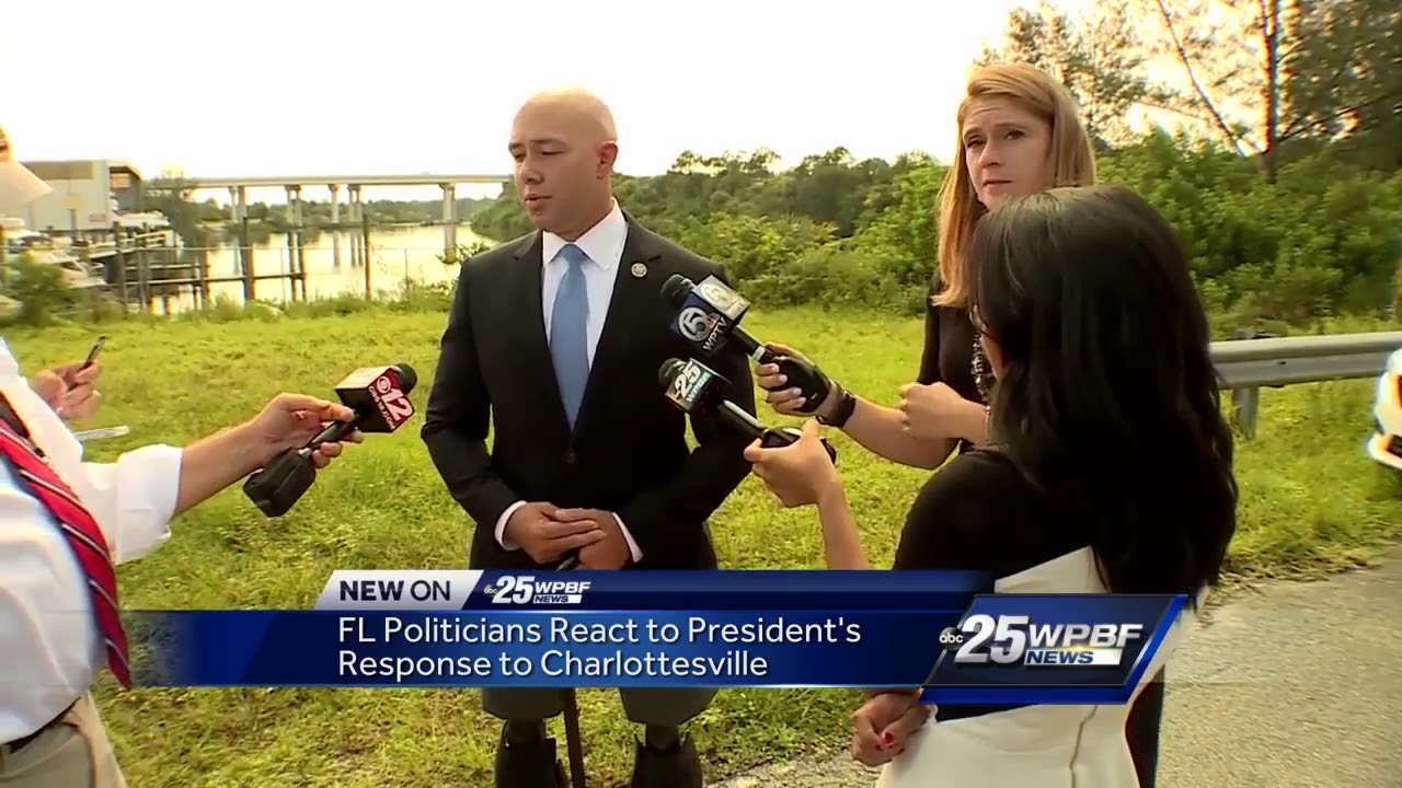 FL politicians react to president's response to Charlottesville - YouTube