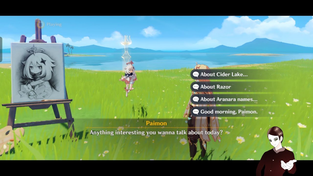 Paimon talks about Aranara names in the Serenitea Pot - Genshin Impact ...