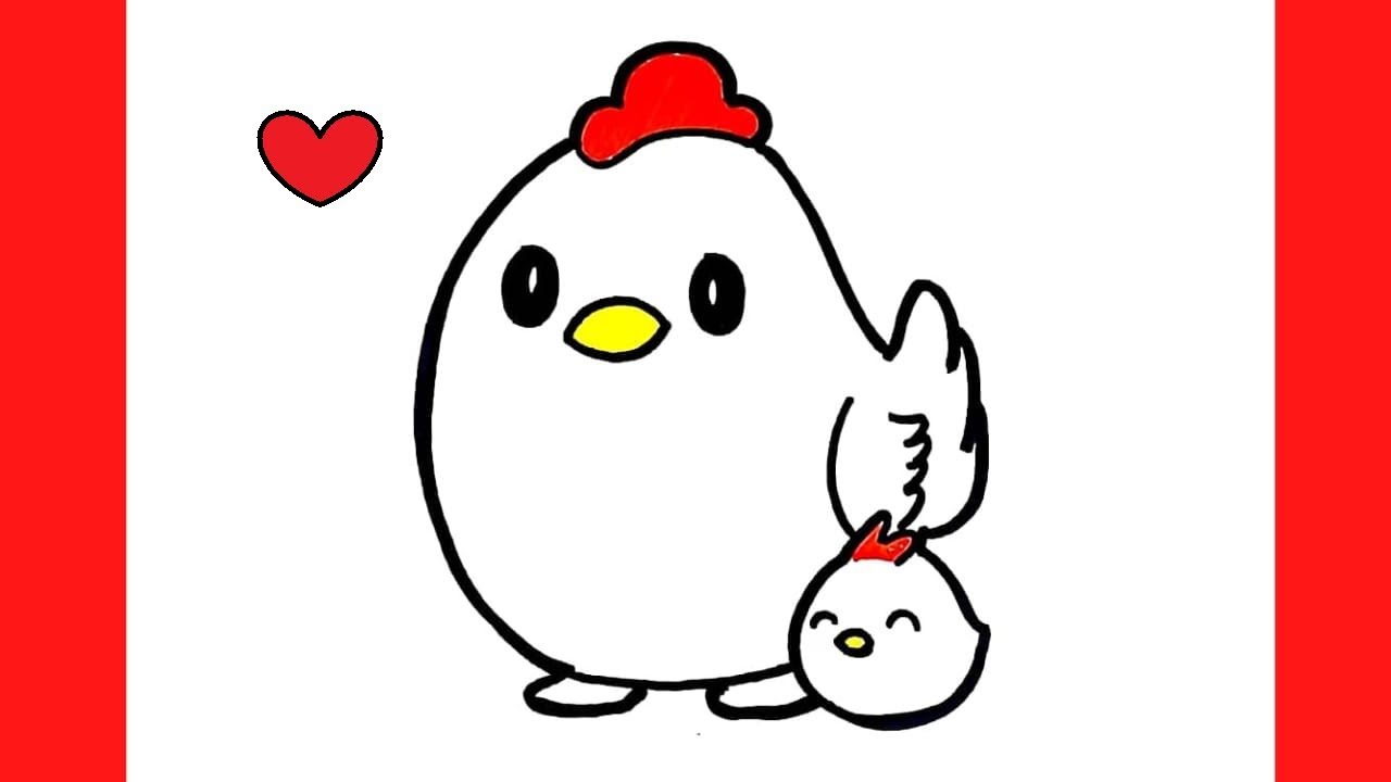 Hen Easy Drawing Step by Step | How to Draw Hen for Beginners | WoW ...