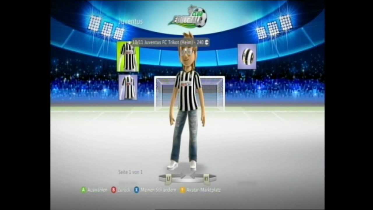 Xbox Live Avatar Outfits : Juventus Turin Outfit - YouTube