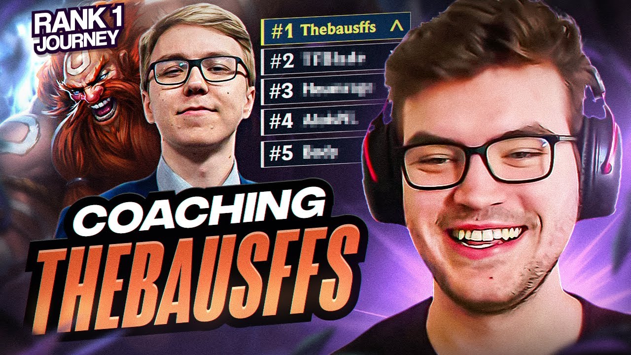 Coaching Thebausffs For His RANK 1 JOURNEY! - YouTube