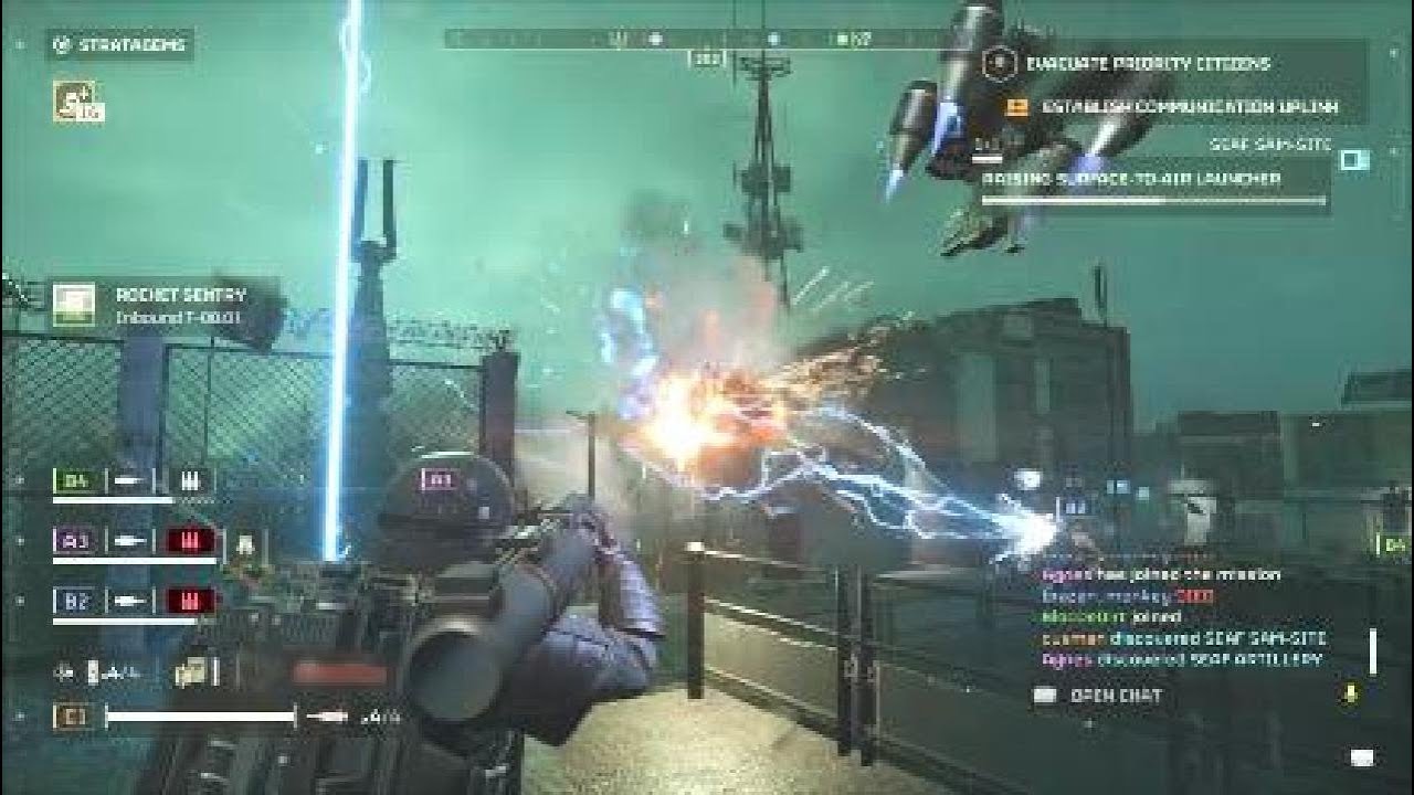 Helldivers 2 - EAT-17 vs Illuminates #volcanicactivity - YouTube