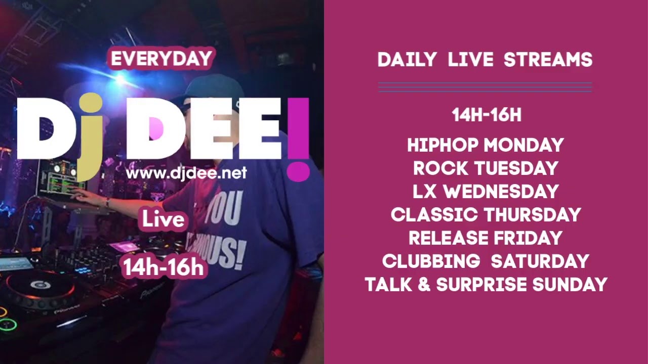 DJ DEE! Live Mix - 100% Made in Luxembourg 14h-16h - YouTube