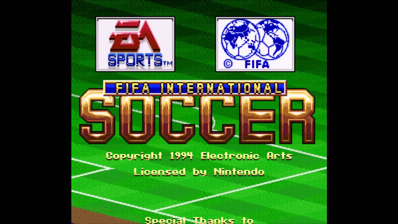 FIFA International Soccer Intro (SNES Introduction) - YouTube