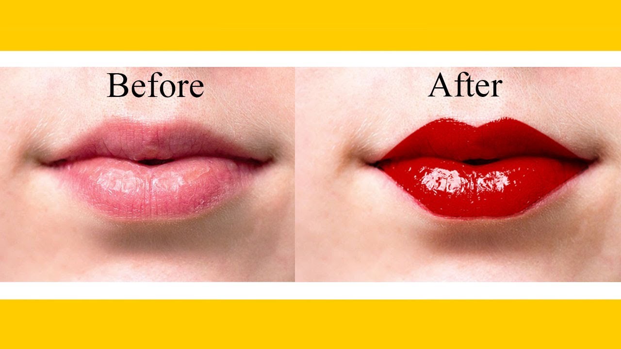 How To Change Lip Color In Photoshop - YouTube