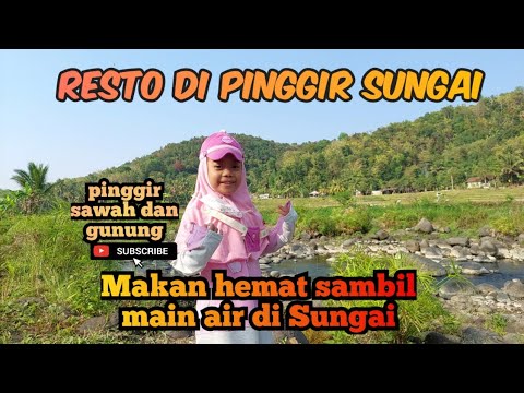 Makan di sambil main air di Sungai || Lor Tinalah Resto asyik di ...