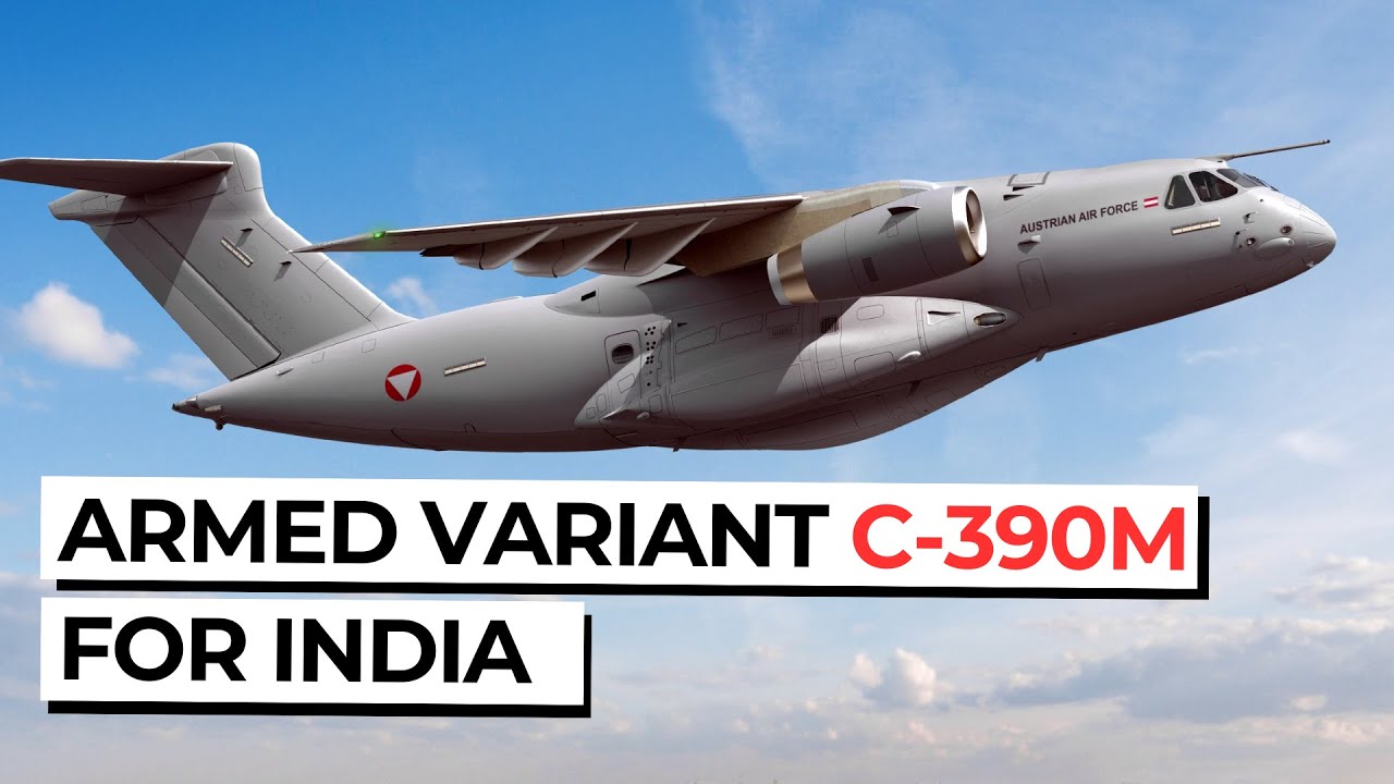 Embraer Proposes Armed Variant of C 390M India's IAF - YouTube