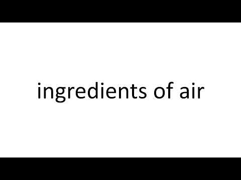 ingredients of air - YouTube