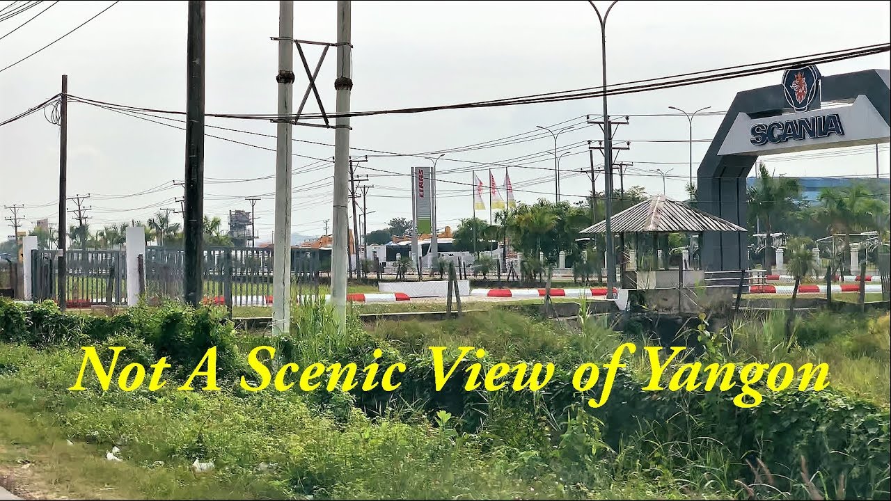Not A Scenic Drive of Hlaing Thar Yar, Yangon, December 2018 - YouTube