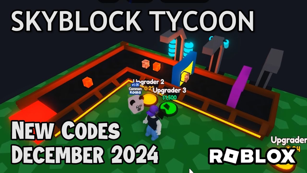 Roblox Skyblock Tycoon New Codes December 2024 - YouTube