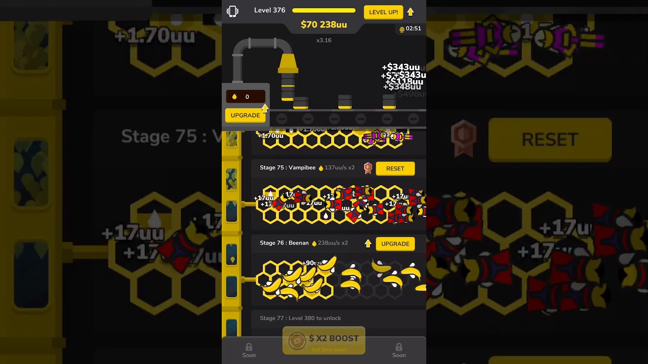 Bee Factory Gameplay Part 76 - Stage 77 (Lovebee) unlocked - YouTube