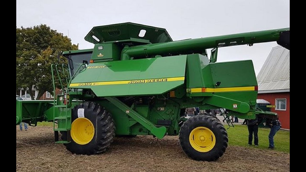 Older Combines Sold High on Recent Farm Auctions - YouTube