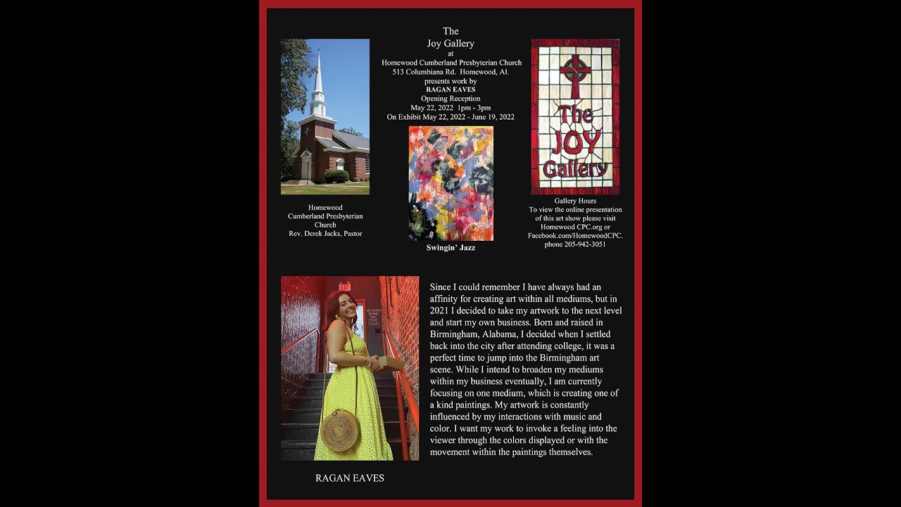 The JOY Gallery Virtual Show for Ragan Eaves :: May 23, 2022 - YouTube