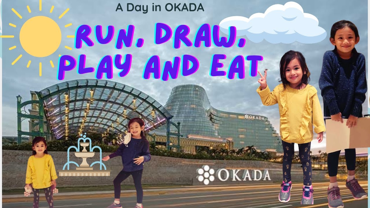 A Day in Okada // Run, Play, Draw and Eat Ice Cream - YouTube