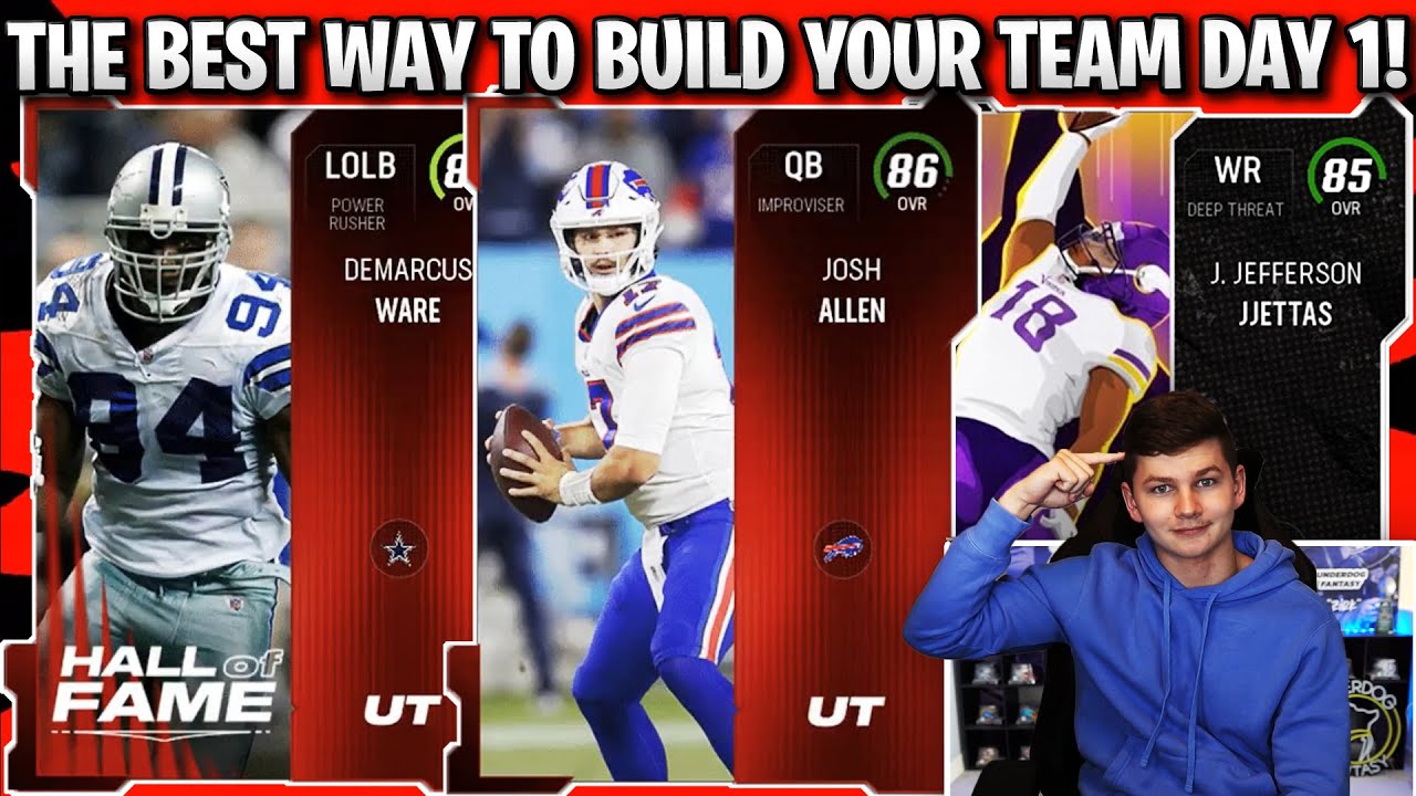 THE BEST WAY TO BUILD YOUR TEAM DAY ONE OF MADDEN 24 ULTIMATE TEAM ...