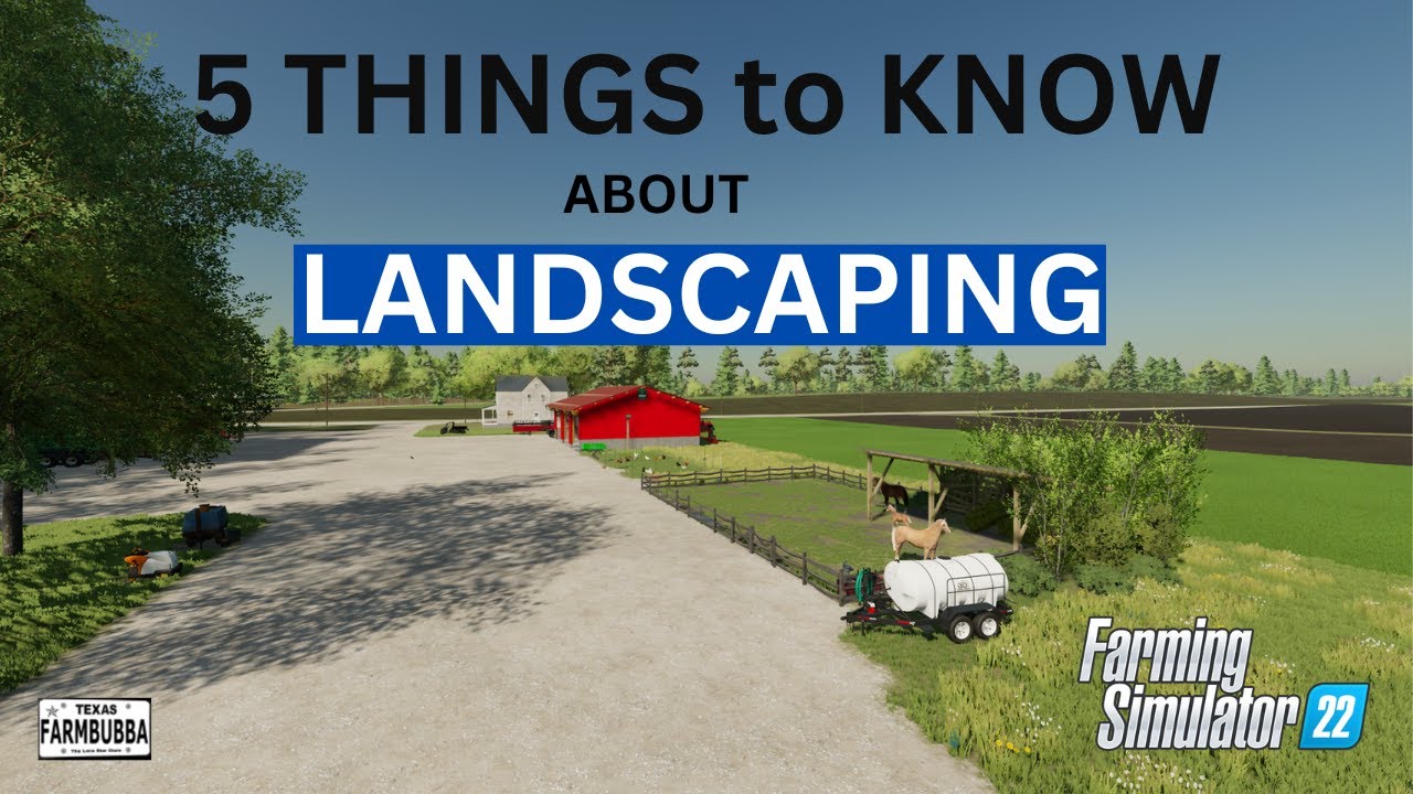 How to Customize your Farm by using these Landscaping Tips in Farming ...