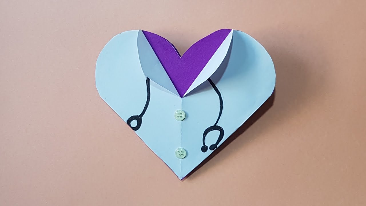 How To Make Doctor Themed Card | Doctor Day Card | Thank You Card For ...