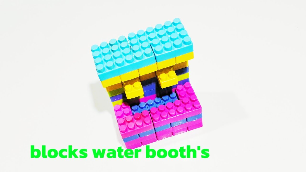 blocks water booth's. Building blocks for kids | blocks throne |blocks ...