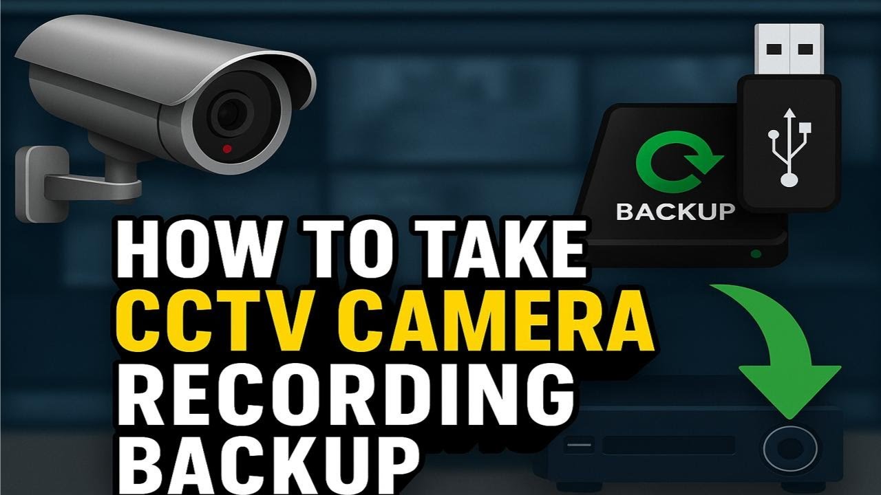 How to take CCTV Recording Backup using Dahua DVR/NVR ? - YouTube