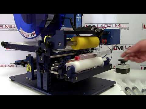 LabelMill LM1005 Syringe Label Applicator - YouTube