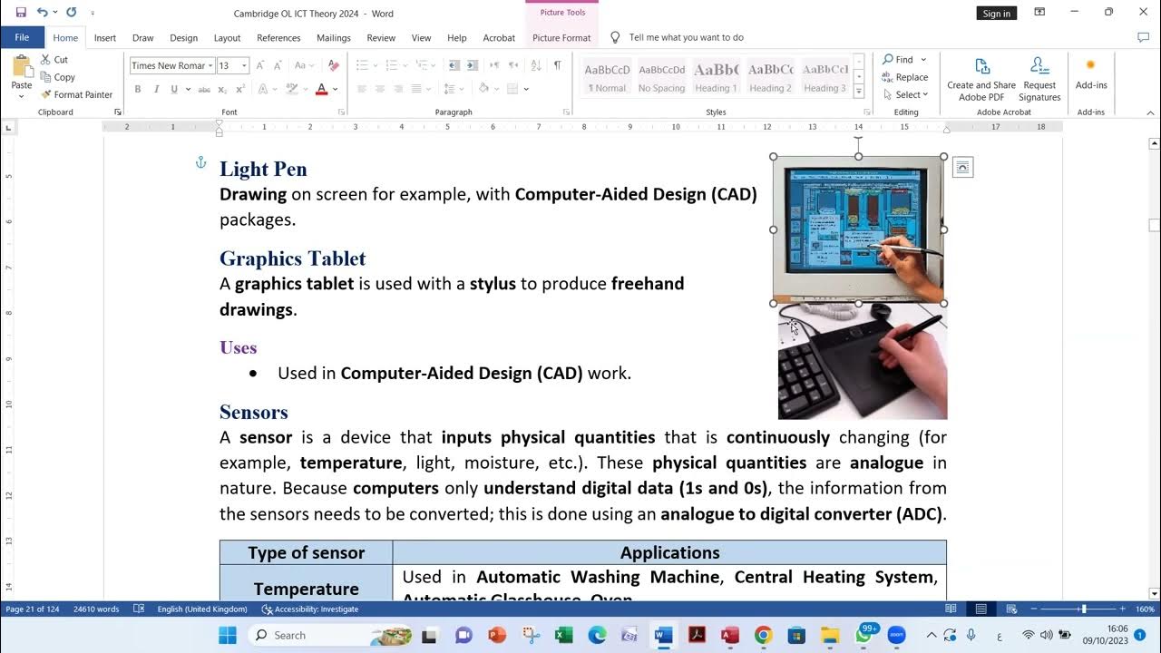 Cambridge ICT Theory Chapter 2 Input and Output Devices - YouTube