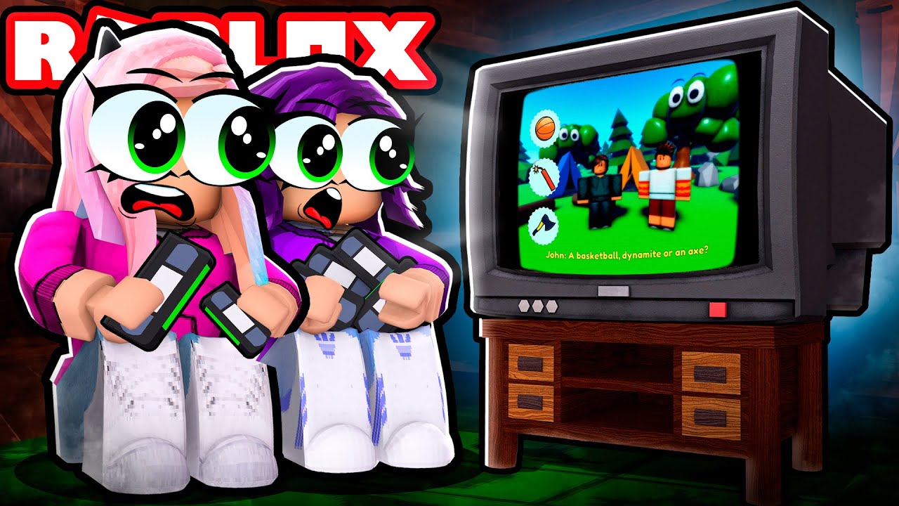 We watched a Kids TV Show! 📺 | Roblox: The Adventures of John and Mark ...