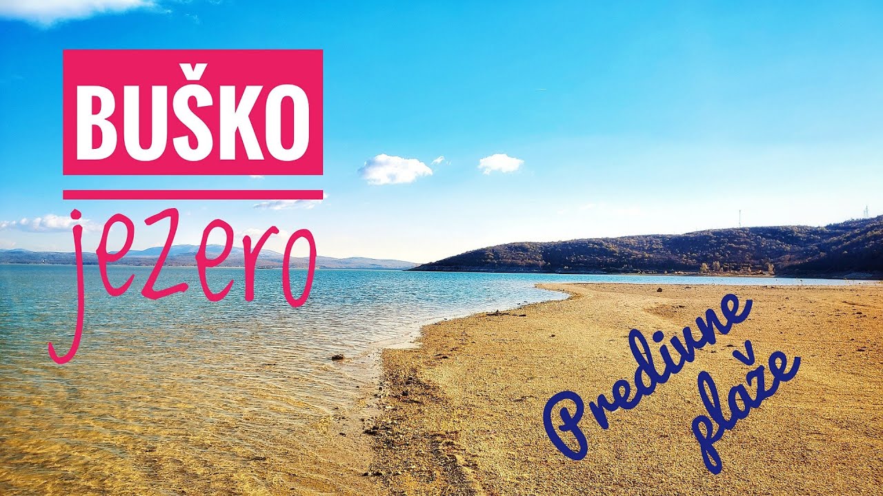 BUŠKO JEZERO: Kraljičin nasip i PREDIVNE PLAŽE nakon povlačenja vode ...