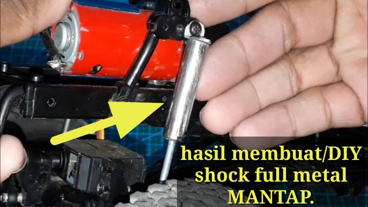 cara membuat shock RC offroad mn86ks DIY SHOCK RC seperti ribone - YouTube