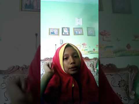 Cara mebuat  krudung/jilbab dari handuk