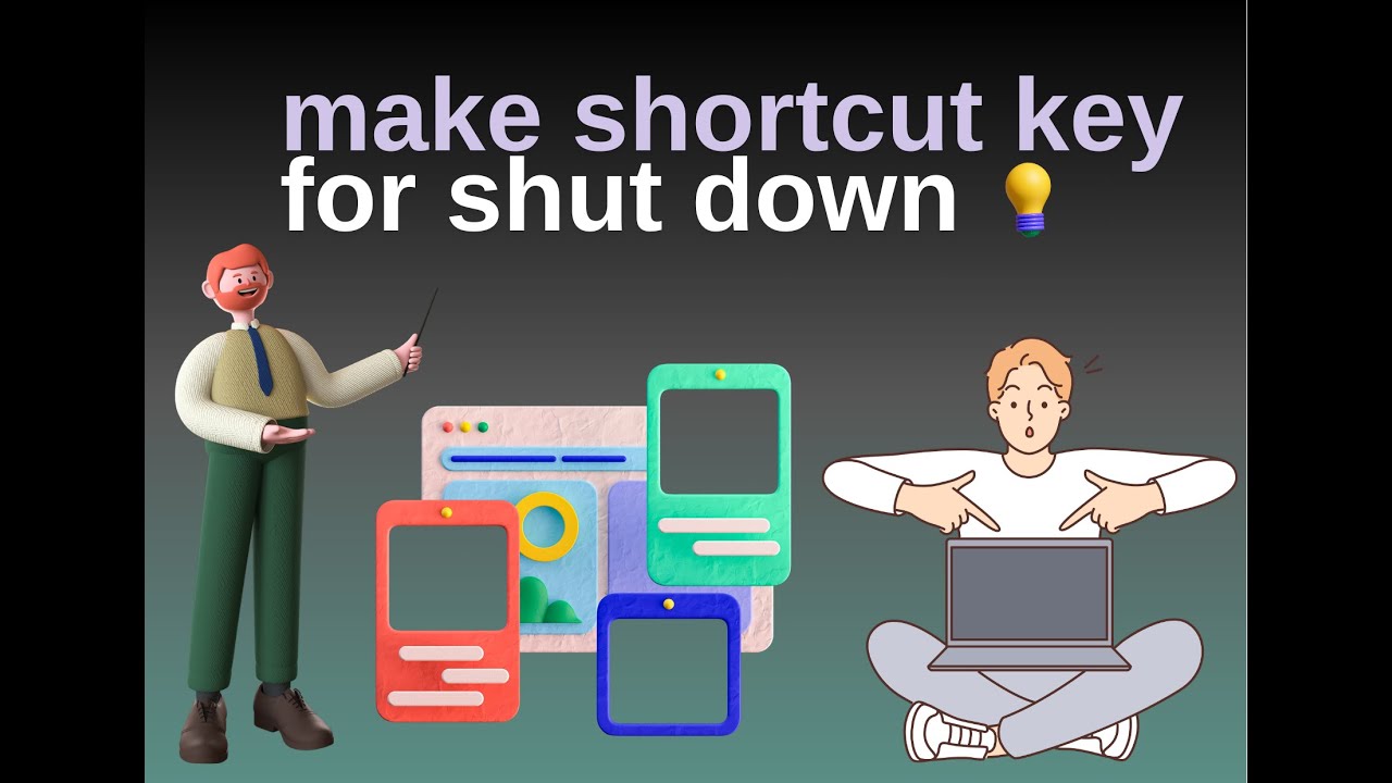 shortcut key to easy shut down the system - YouTube