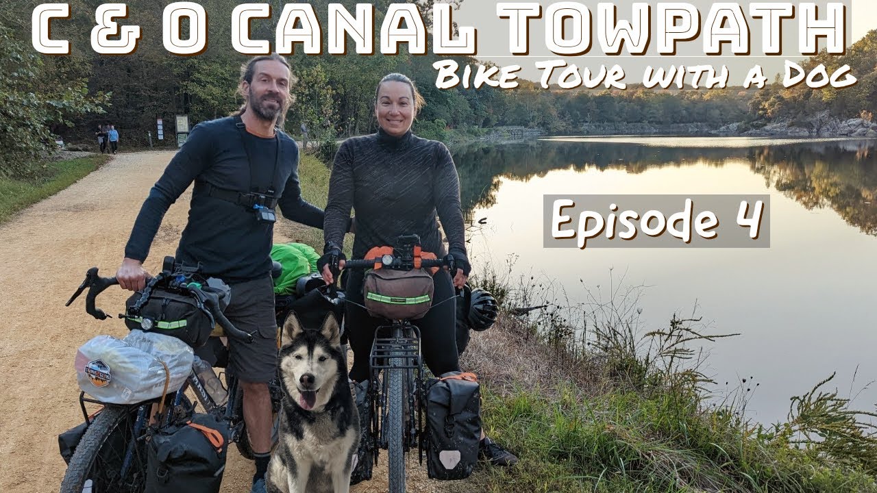 C&O Canal Towpath Bike Tour // Day 4 (with a Dog) - YouTube