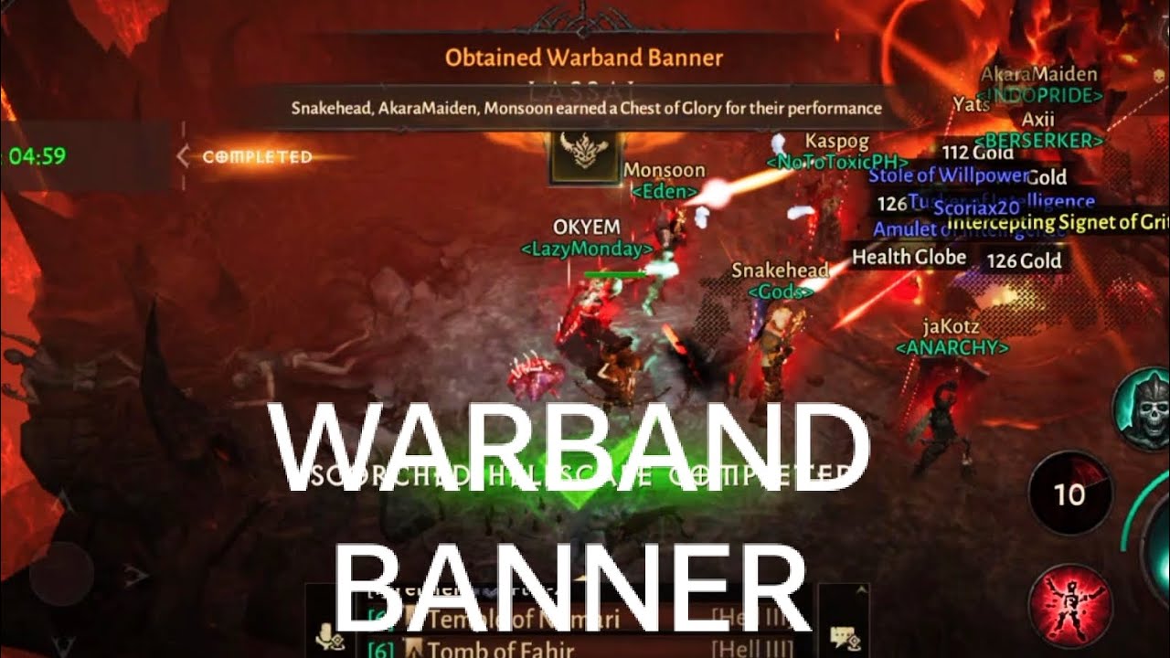 198. Obtaining a Warband Banner & Upgrading My Helliquary ...