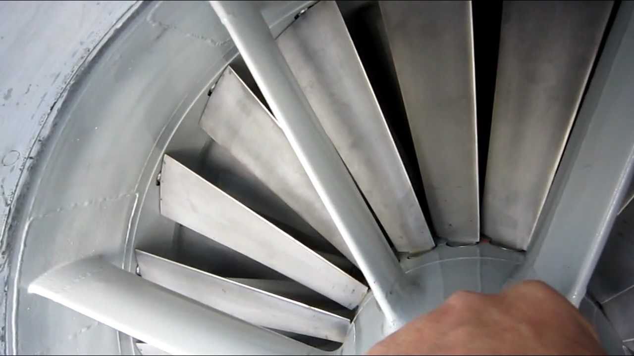 Into the front of a jet engine - YouTube