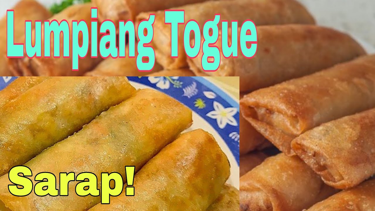 LUMPIANG TOGUE/Lumpiang Gulay/ Vegetable spring roll. Healthy ...