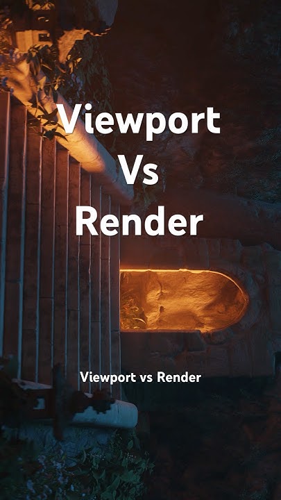 3D Viewport vs Render - YouTube